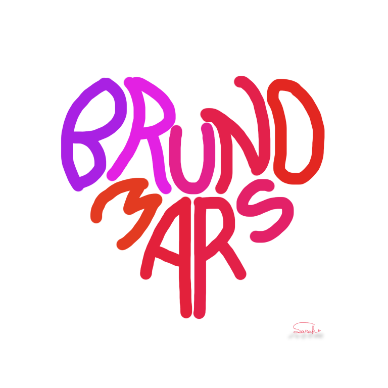 ハート文字♡Bruno Mars - ibisPaint