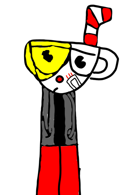 Dibujando a cuphead de Babtqftim - ibisPaint