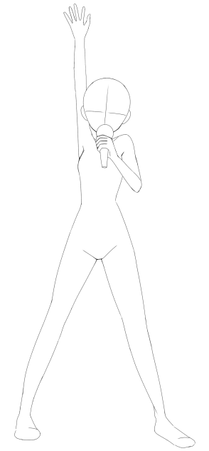 Idol pose - ibisPaint