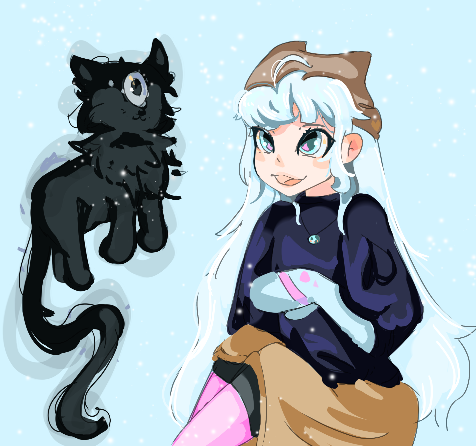 Ina and Smokey - ibisPaint