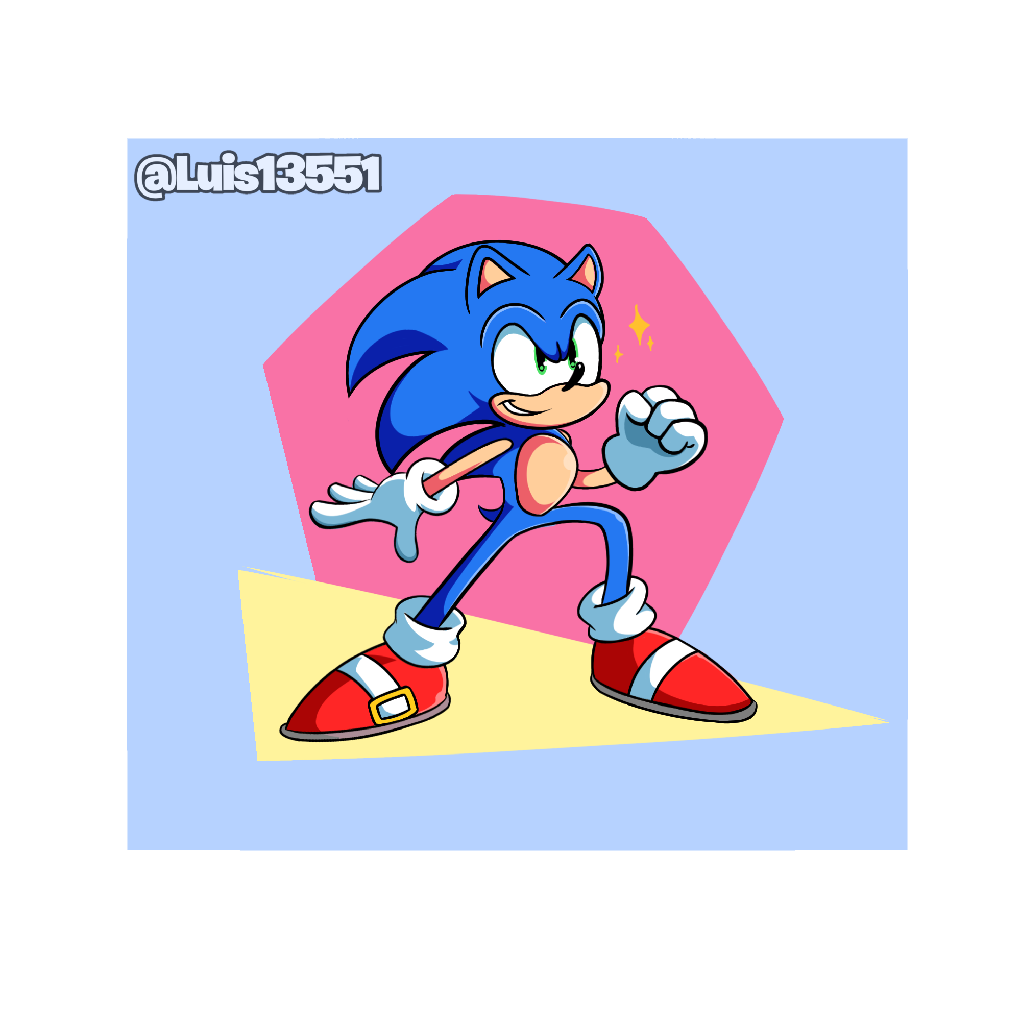 Sonic, que guapo - ibisPaint