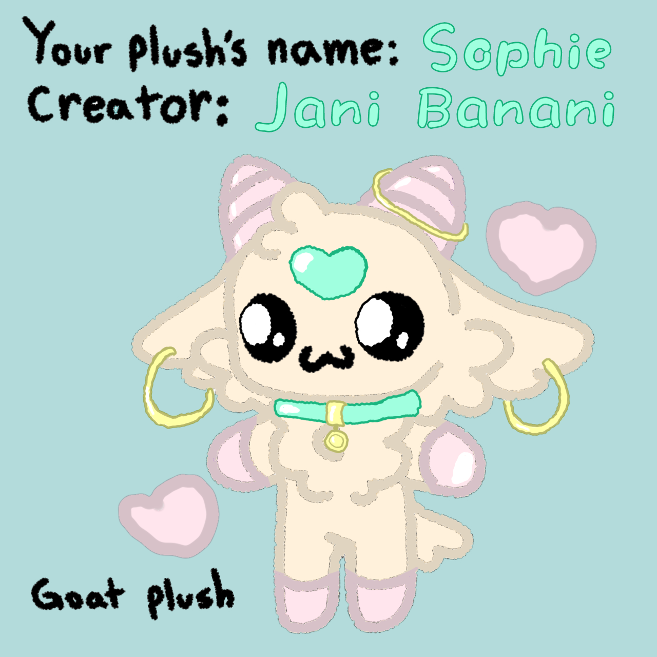 Goat Plushie!!! - ibisPaint