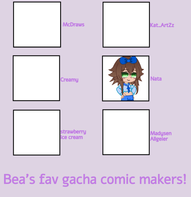 Bea's fav gacha comic makers! - ibisPaint