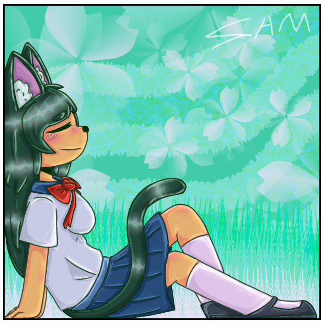 Cat girl - ibisPaint