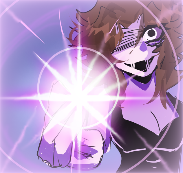 Hollow purple. - ibisPaint