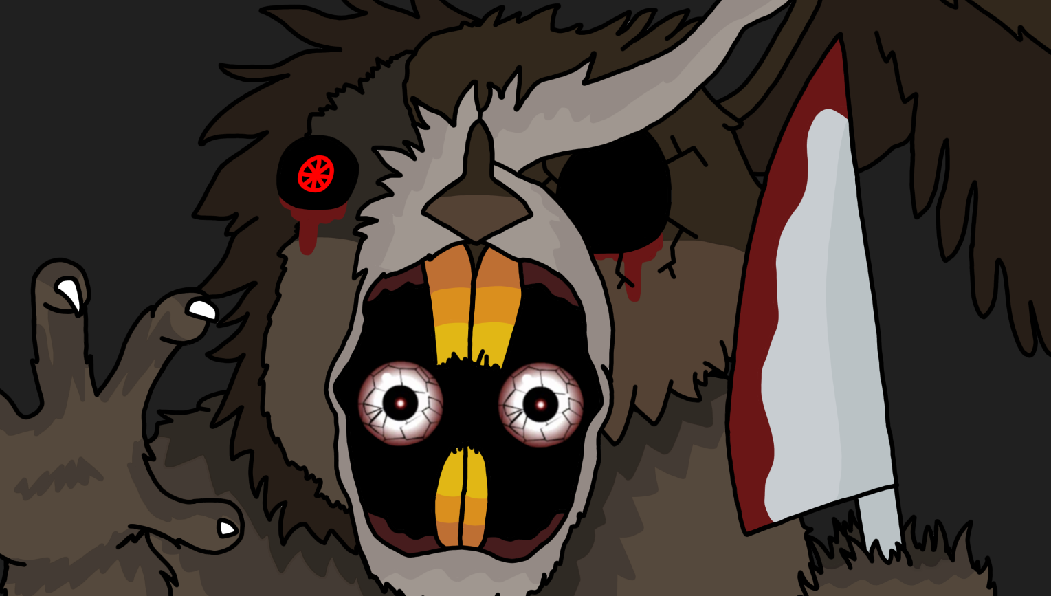 The Beavowl Jumpscare (ONAF5) - ibisPaint