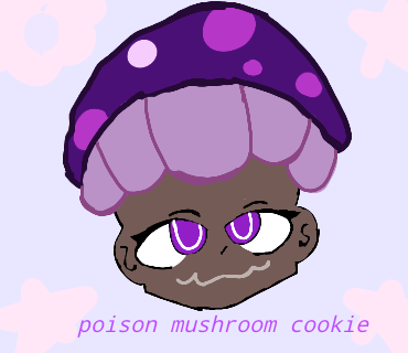 poison mushroom cookie - ibisPaint