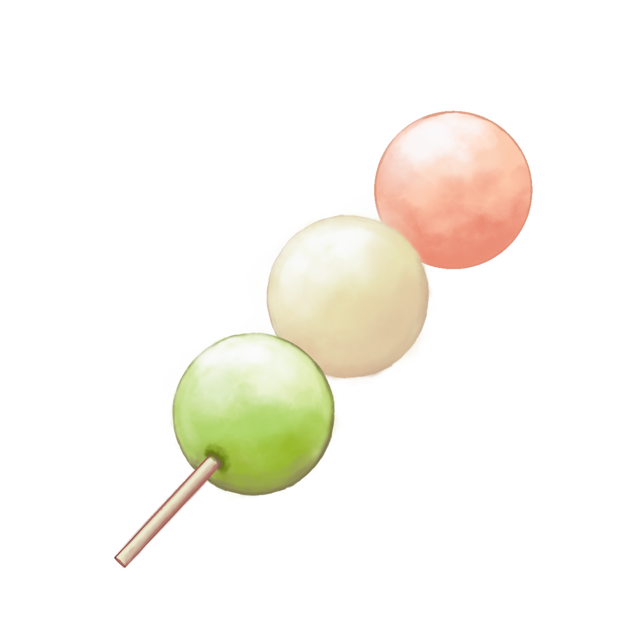 Tri color Dango - ibisPaint