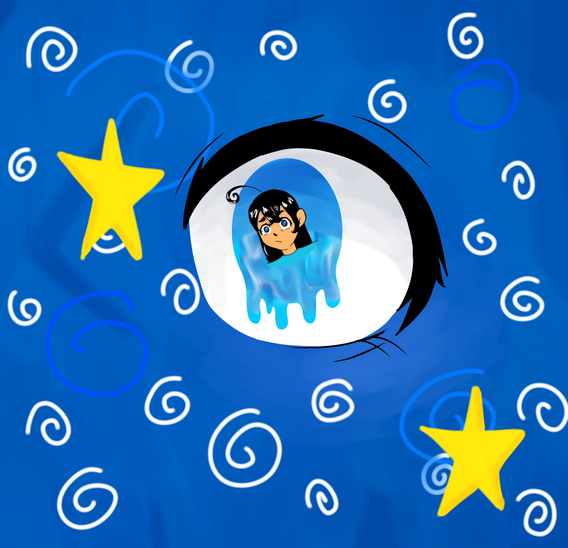 blue abyss - ibisPaint