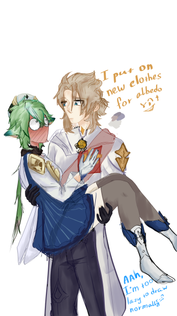 Sucrose x albedo - ibisPaint