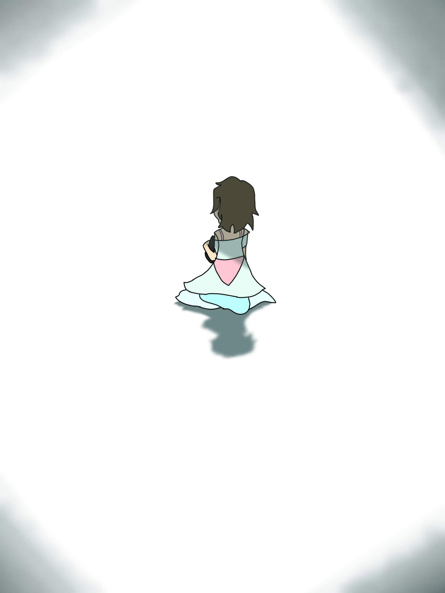 A light near the end of an empty void - ibisPaint