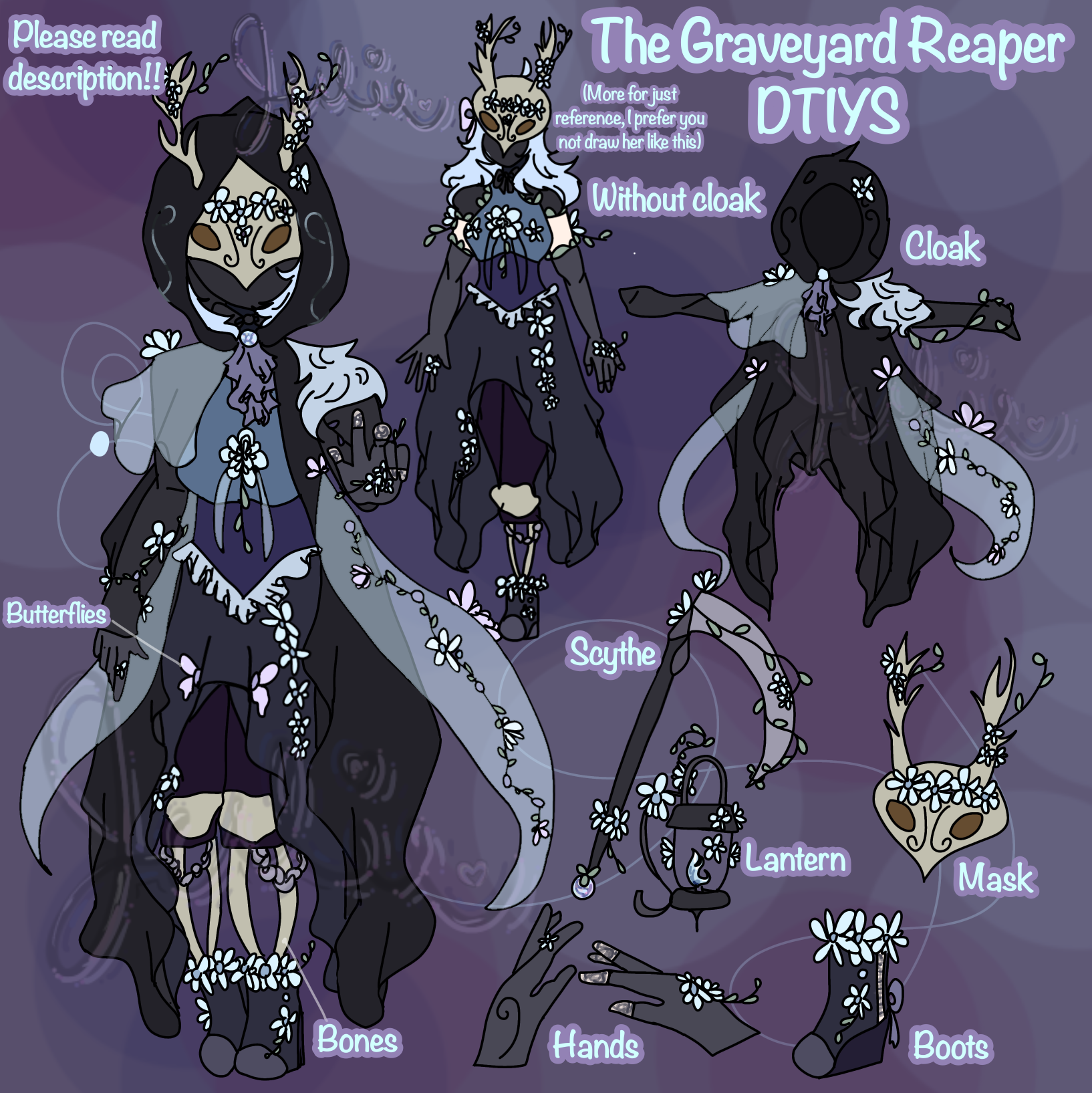 Graveyard Reaper DTIYS for Halloween! - ibisPaint