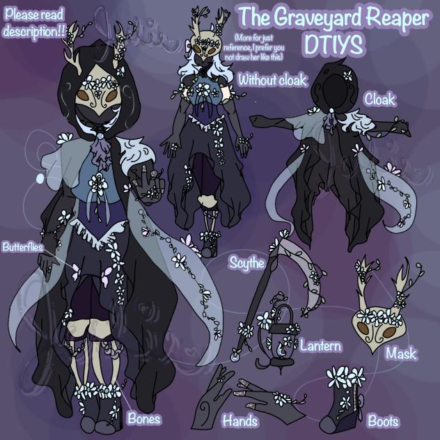 Graveyard Reaper DTIYS for Halloween! - ibisPaint