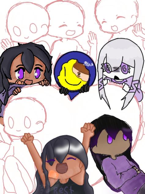 collabing with myself - ibisPaint