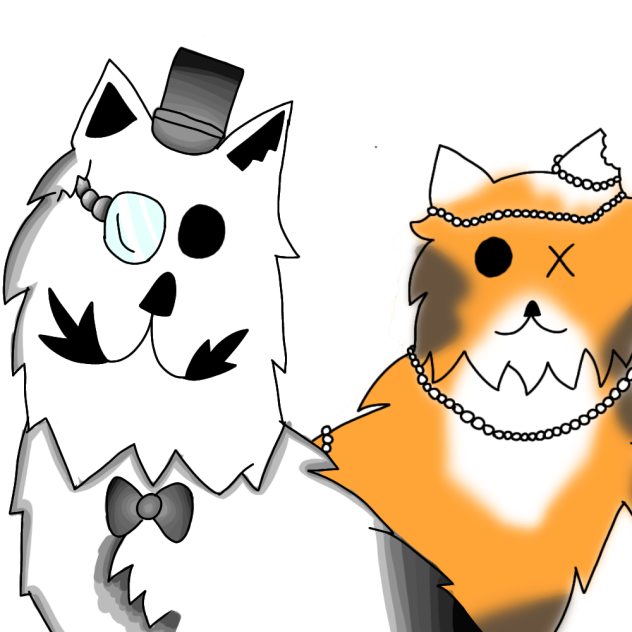 Mr tophat and Mrs Pearl - ibisPaint