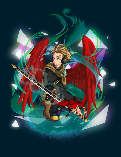 Hawks genshin crossover - ibisPaint