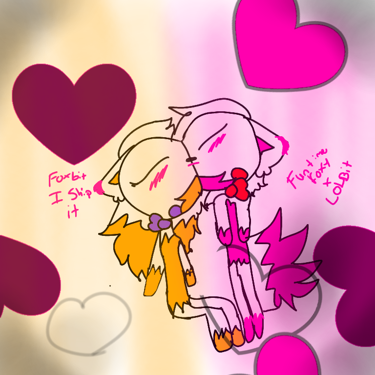 funtime foxy x lolbit - ibisPaint
