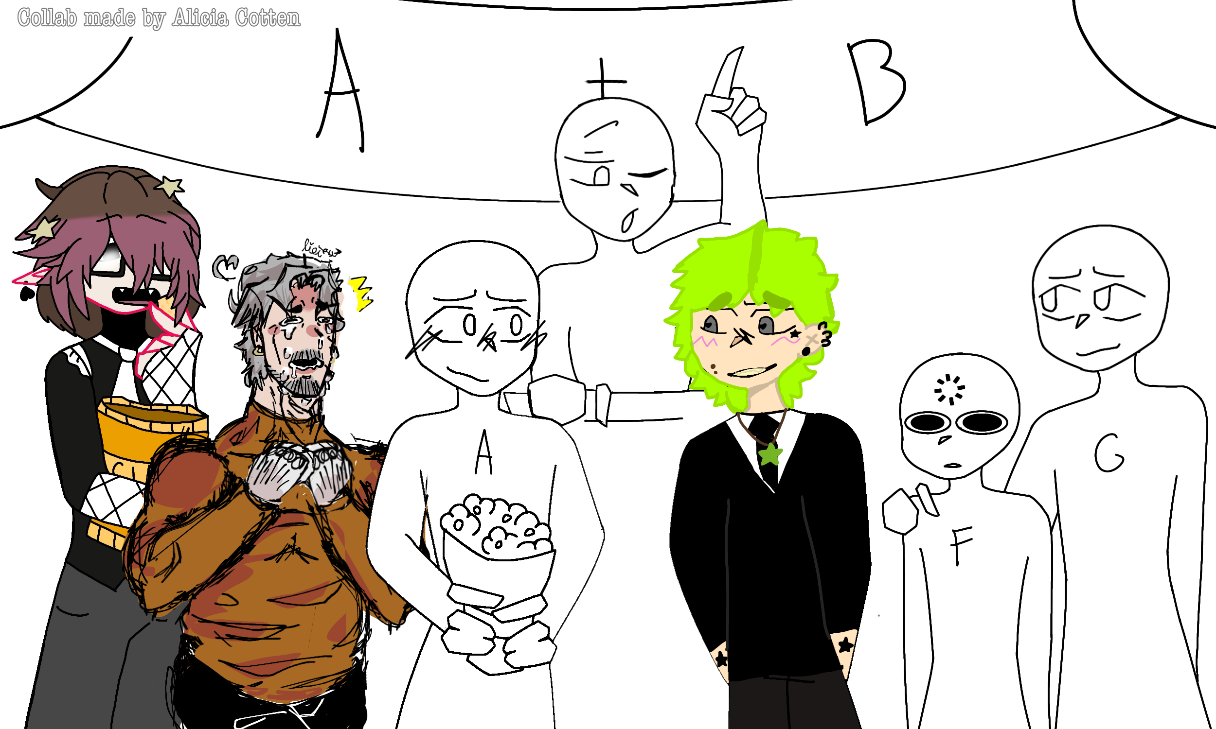 Art collab yipeeeee!!1!1q1!, - ibisPaint