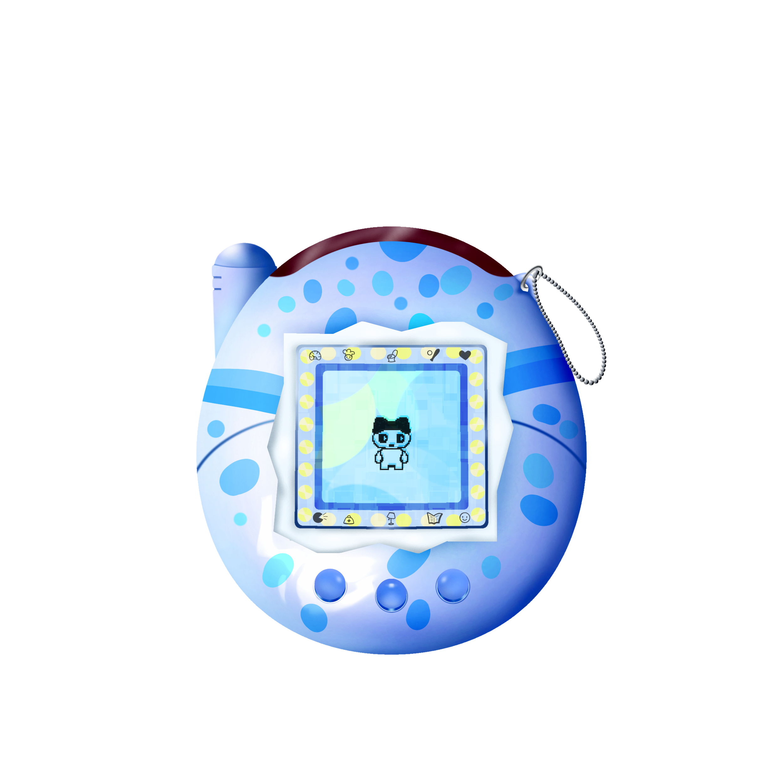 Tamagotchi blue - ibisPaint