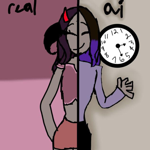 my real oc VR. Ai oc - ibisPaint