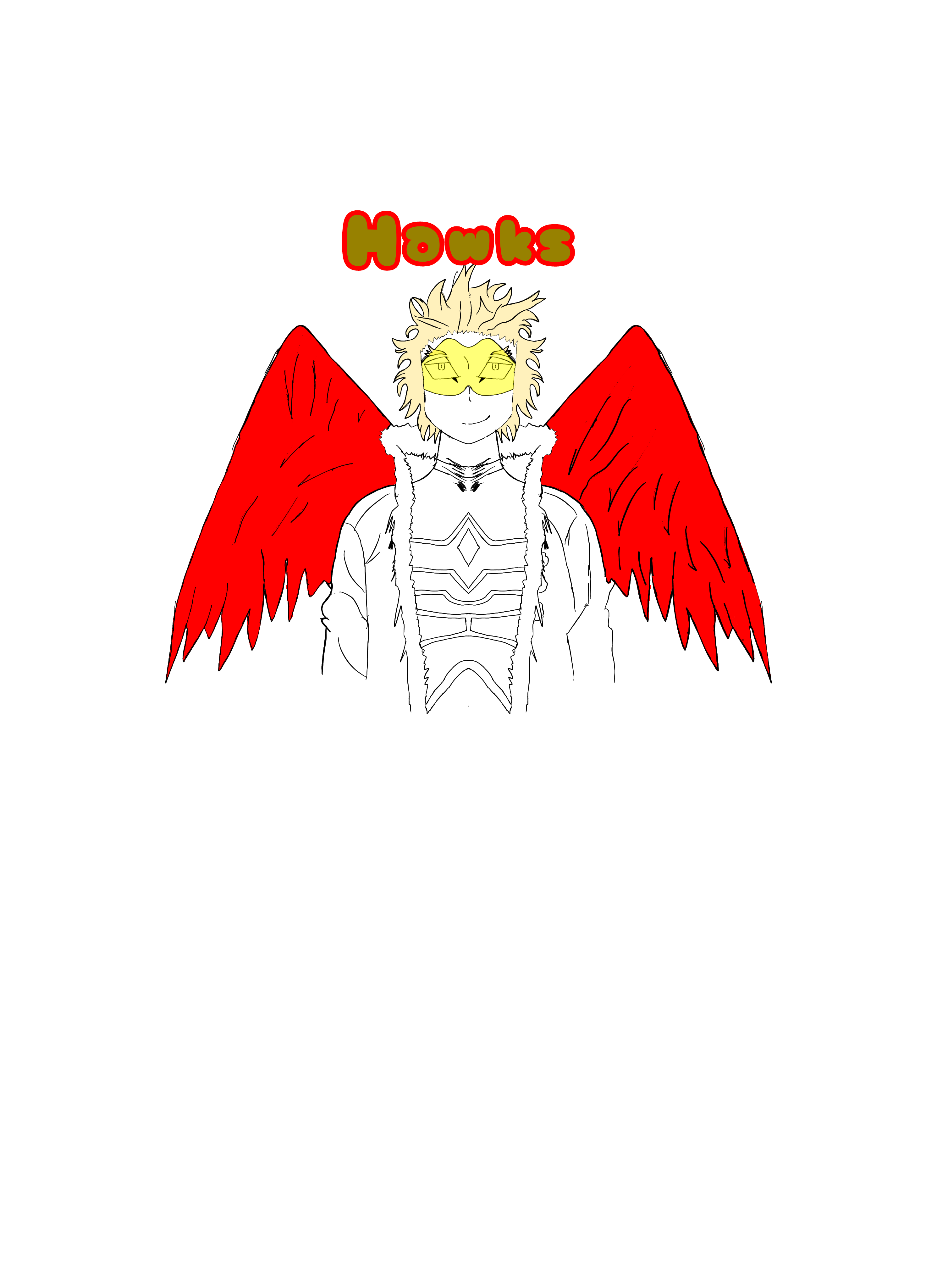 Dibujando a hawks - ibisPaint