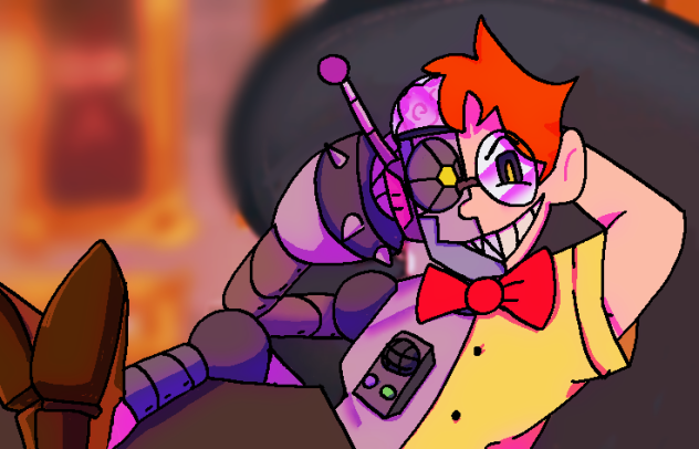 Melvinborg being smug - ibisPaint