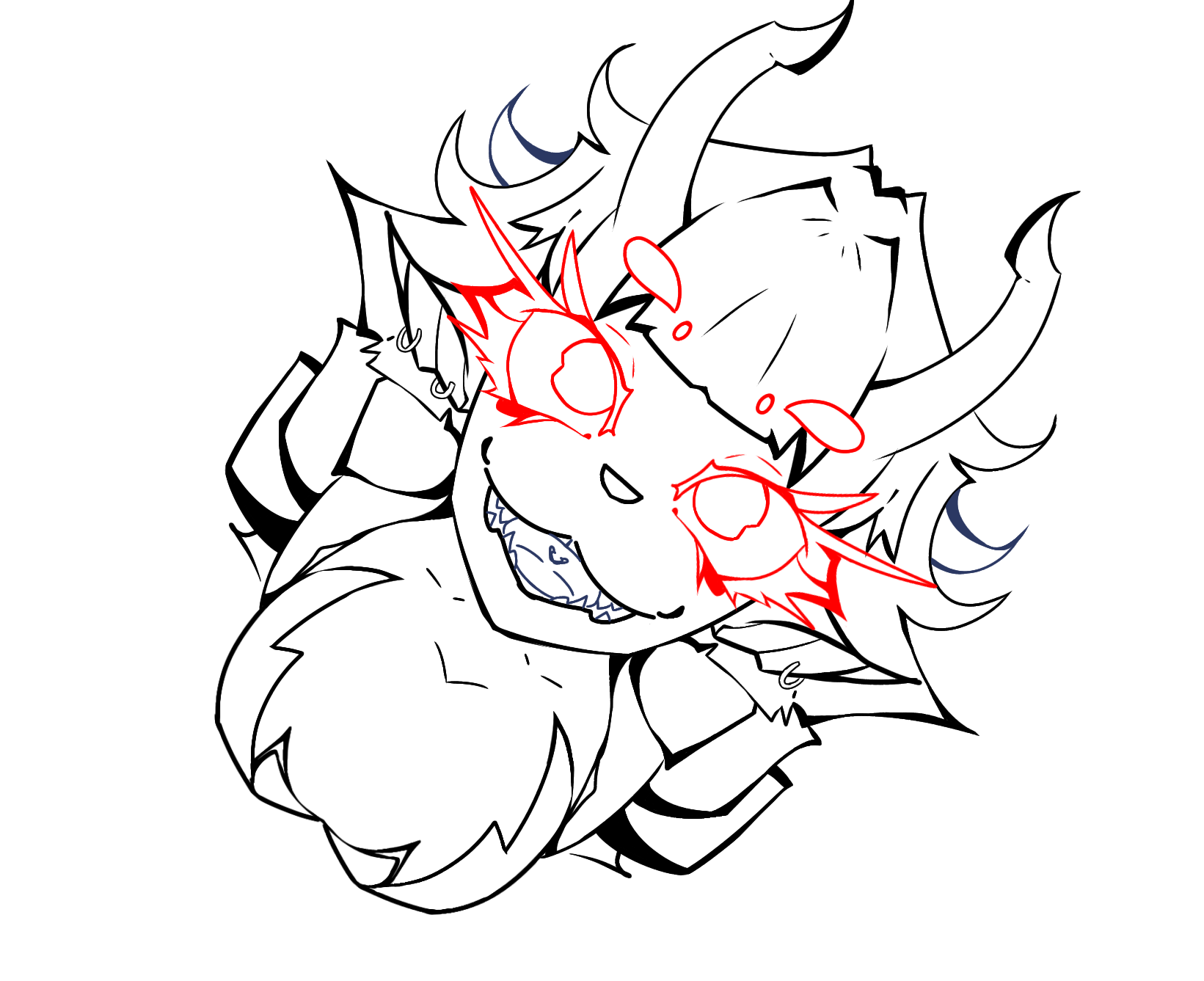 Sum-sum lineart - ibisPaint