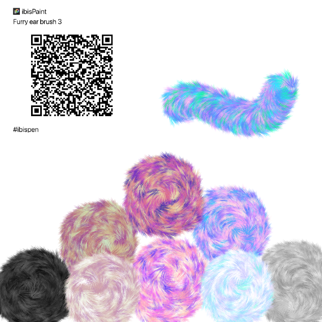 Furry ear brush 3 - ibisPaint