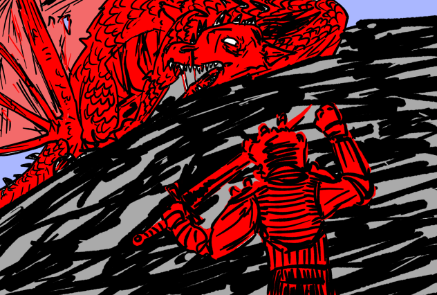 dead dragon - ibisPaint