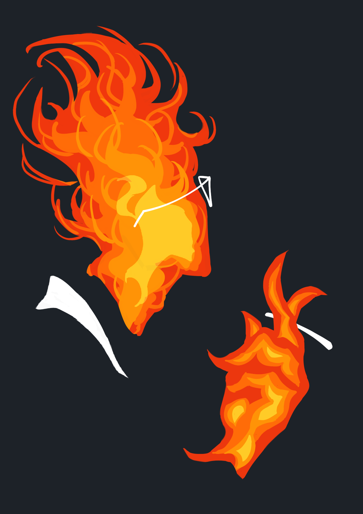 Break time grillby - ibisPaint