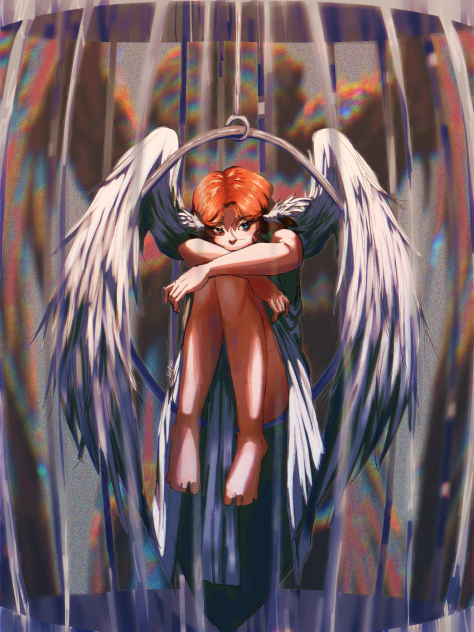 angle in a cage - ibisPaint