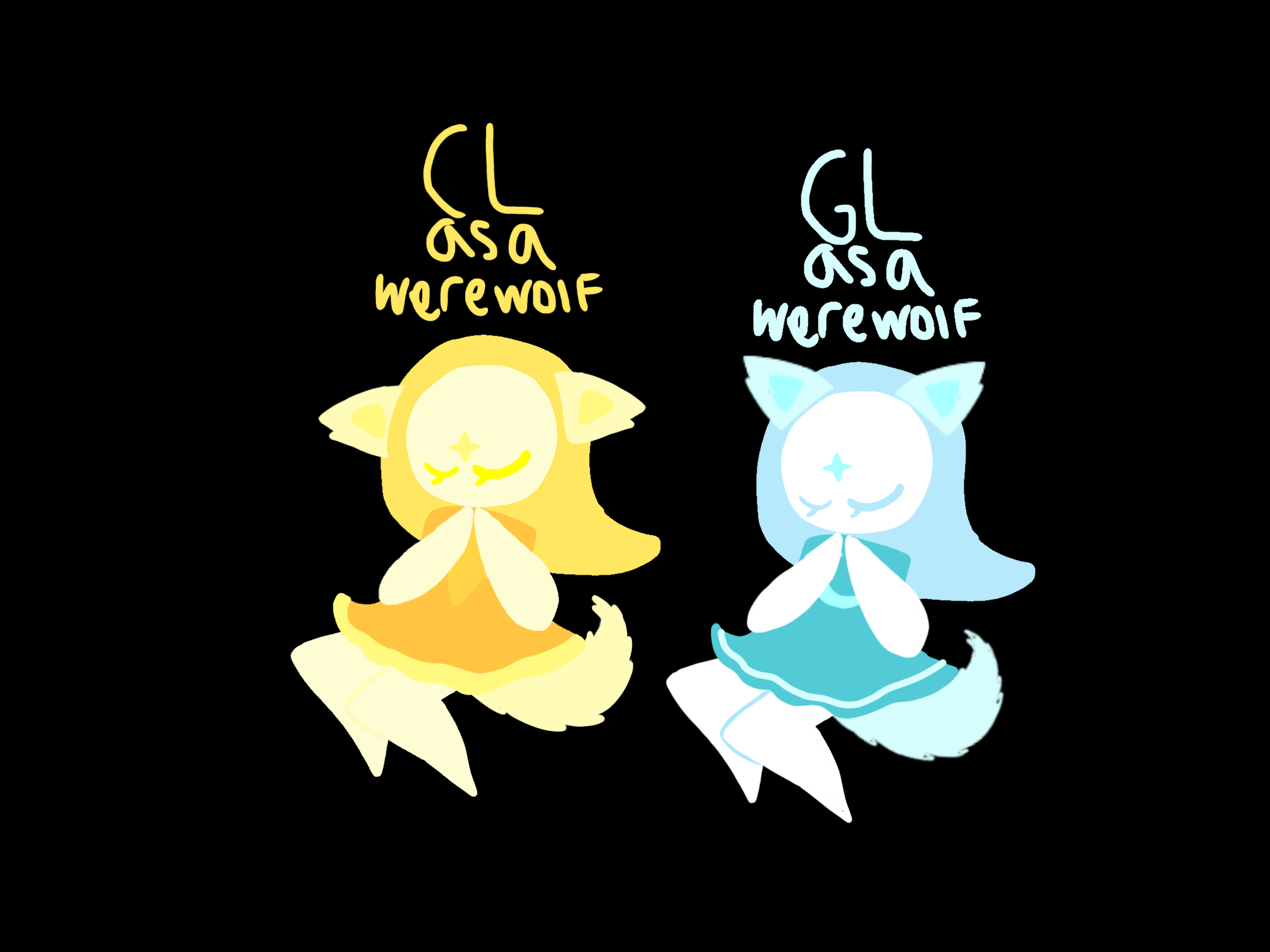2 lights as werewolf’s - ibisPaint