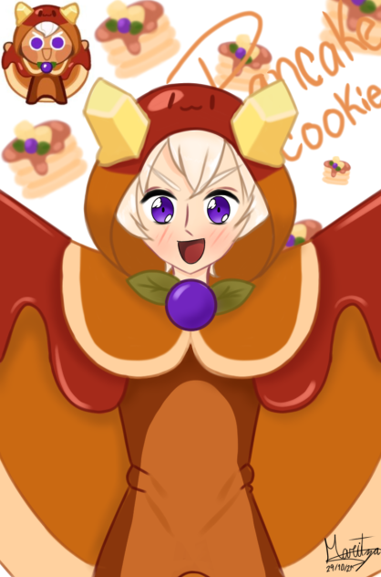 pancake cookie - ibisPaint