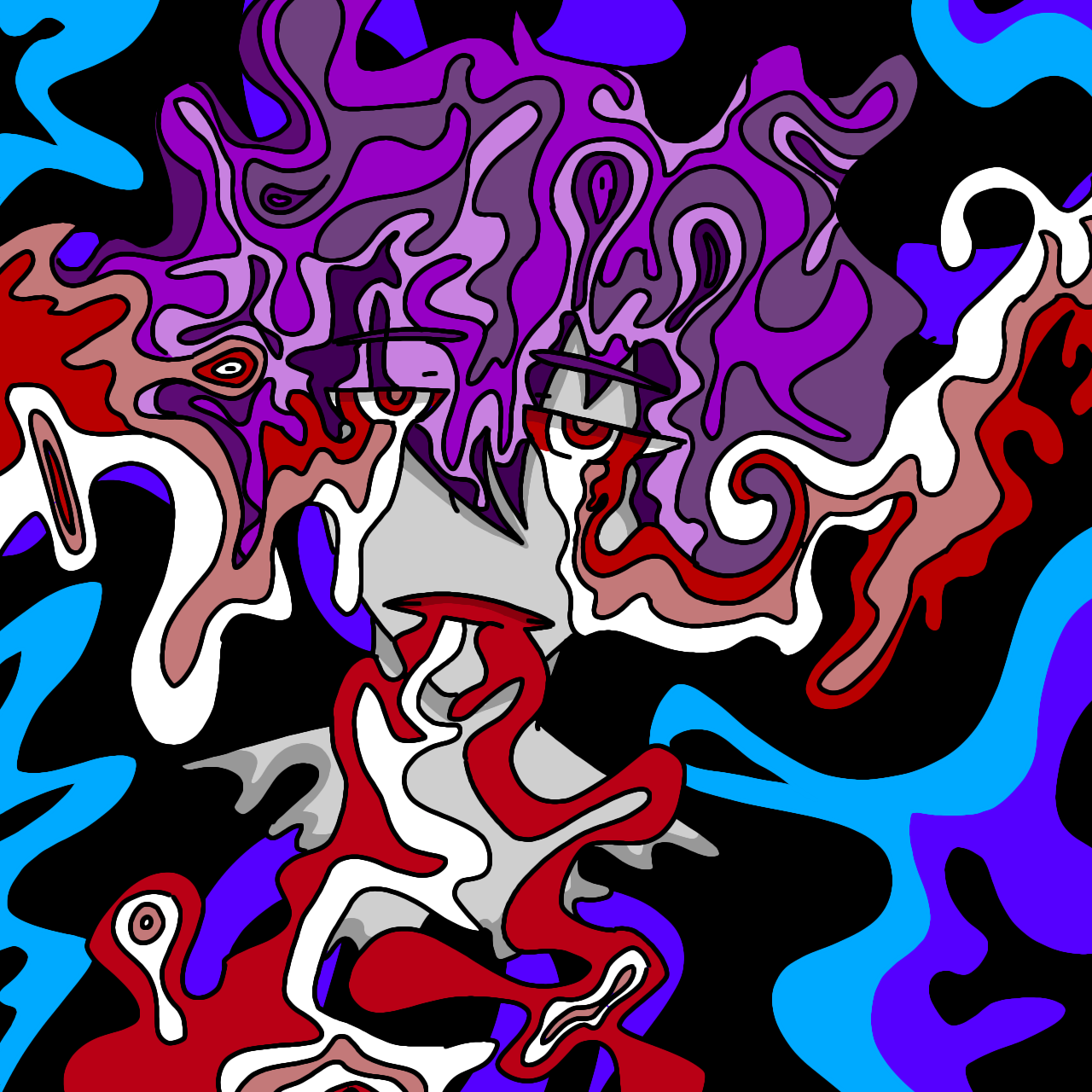 My mind is a mess..... - ibisPaint