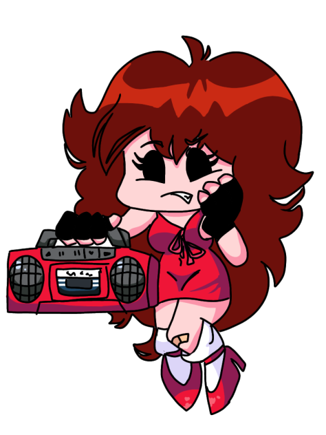 fnf gf mi versión - ibisPaint