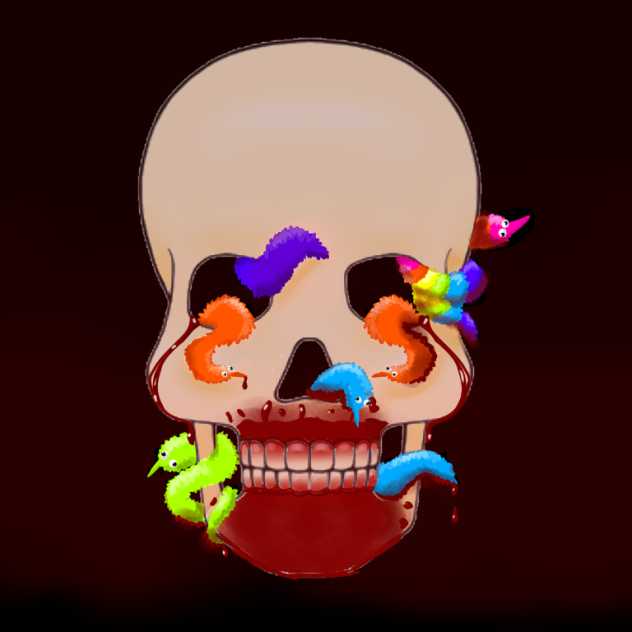 worm on a string - PARASITE - ibisPaint