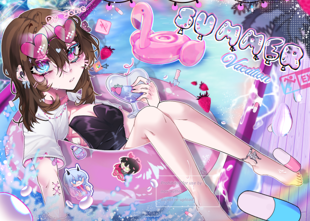 •Pool day•♡ - ibisPaint