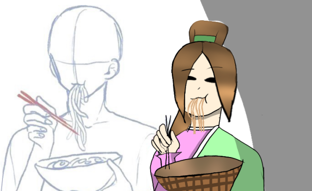 Kimono Ramen collab - ibisPaint