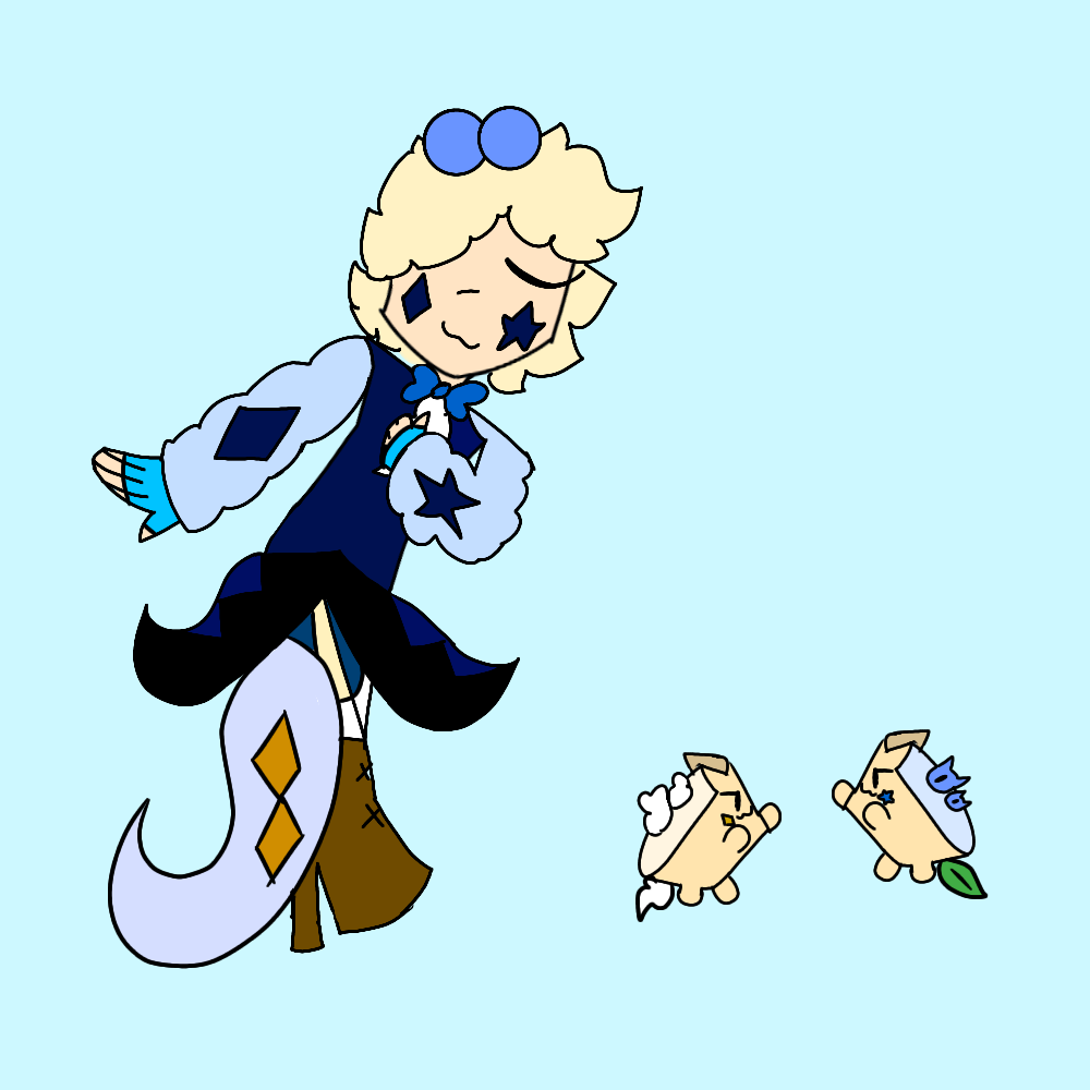 blueberry tart human-ish - ibisPaint