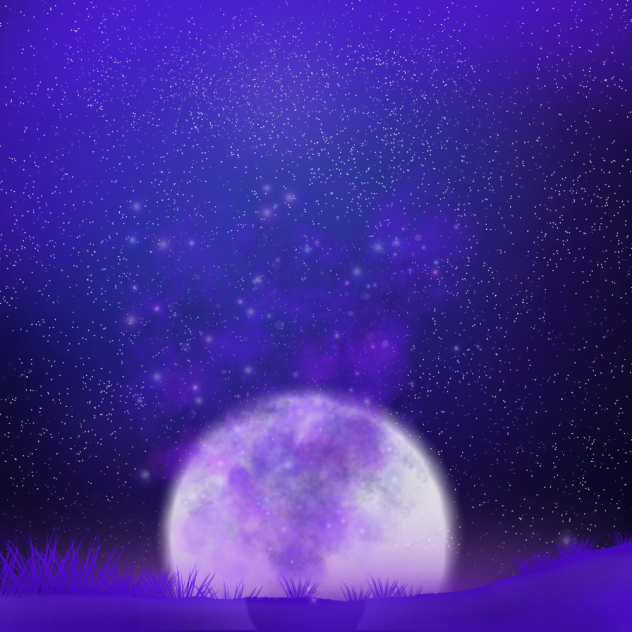midnight moon - ibisPaint