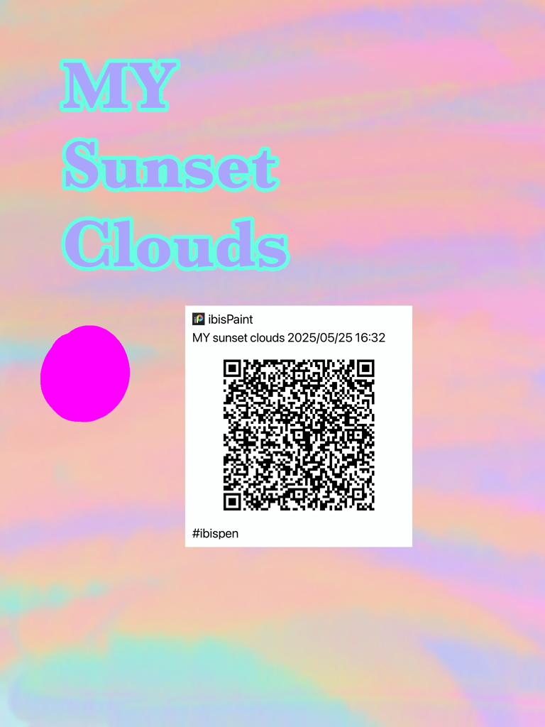 My sunset clouds - ibisPaint