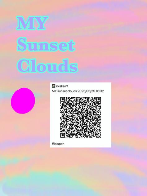 My sunset clouds - ibisPaint