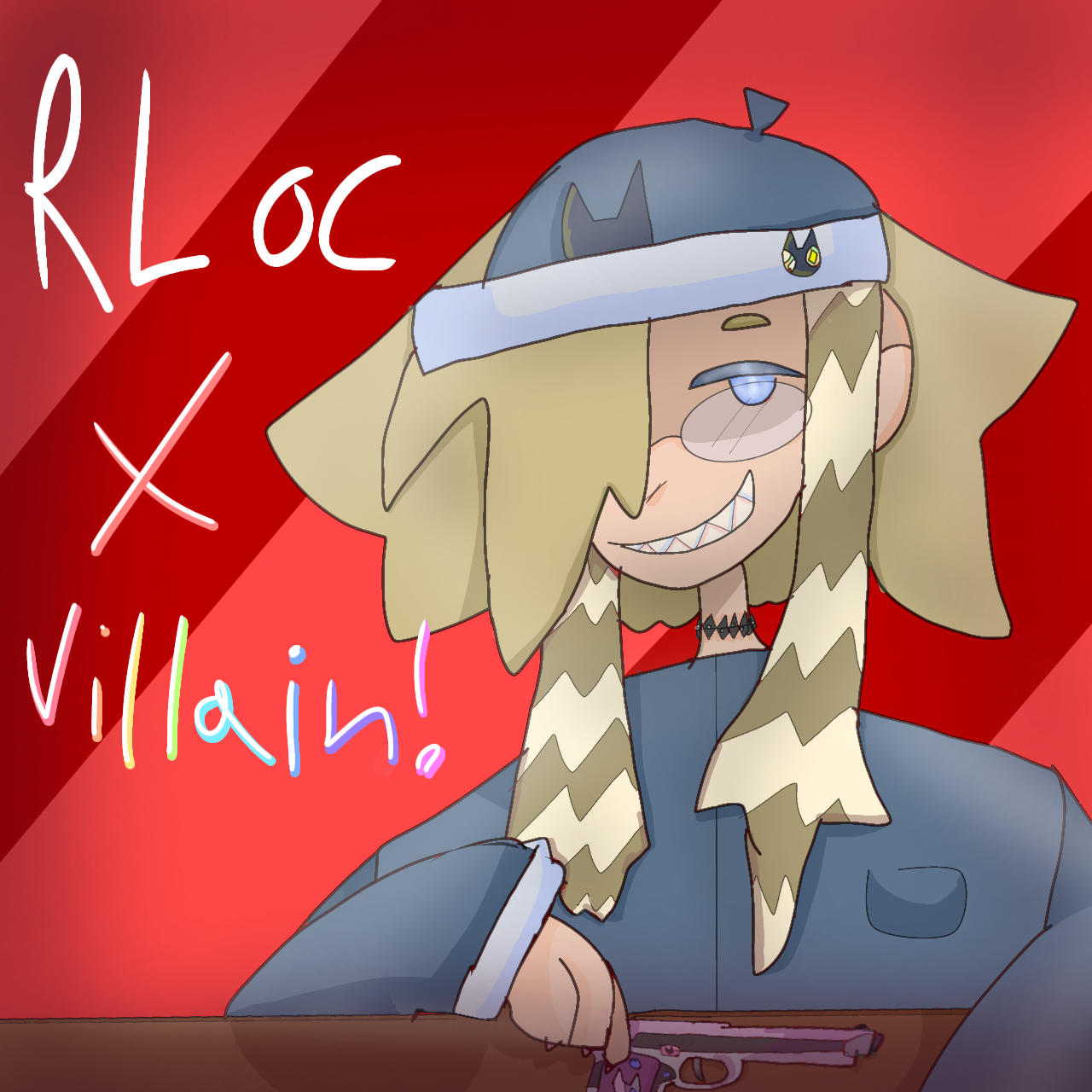 Rl oc × villain( ⚠ gun) - ibisPaint