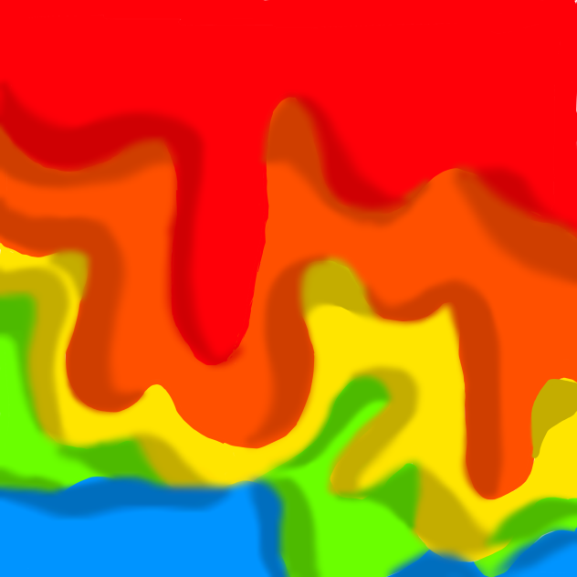 Rainbow slime - ibisPaint