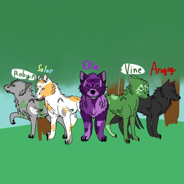 WildClan (all as wolves) - ibisPaint