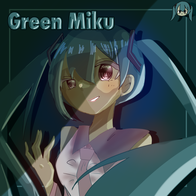 Green Miku - ibisPaint