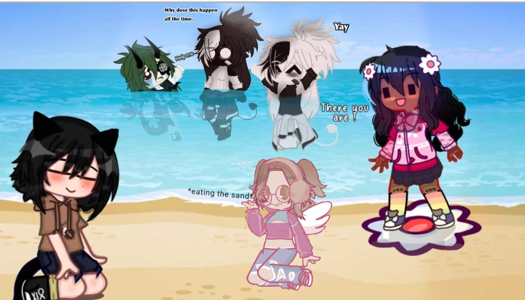 gacha Beach collab - ibisPaint
