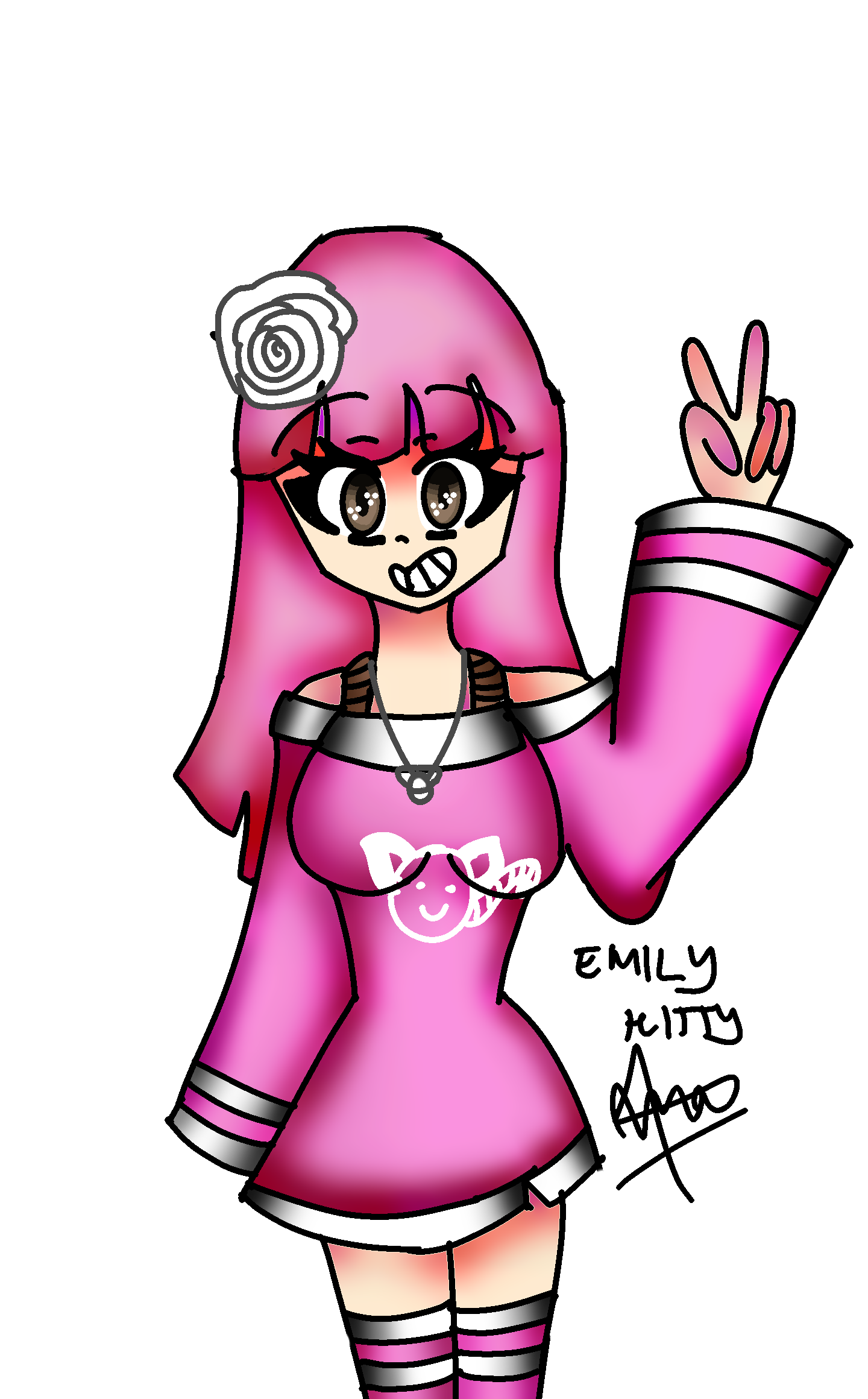 Emily Kitty(A gift) - ibisPaint