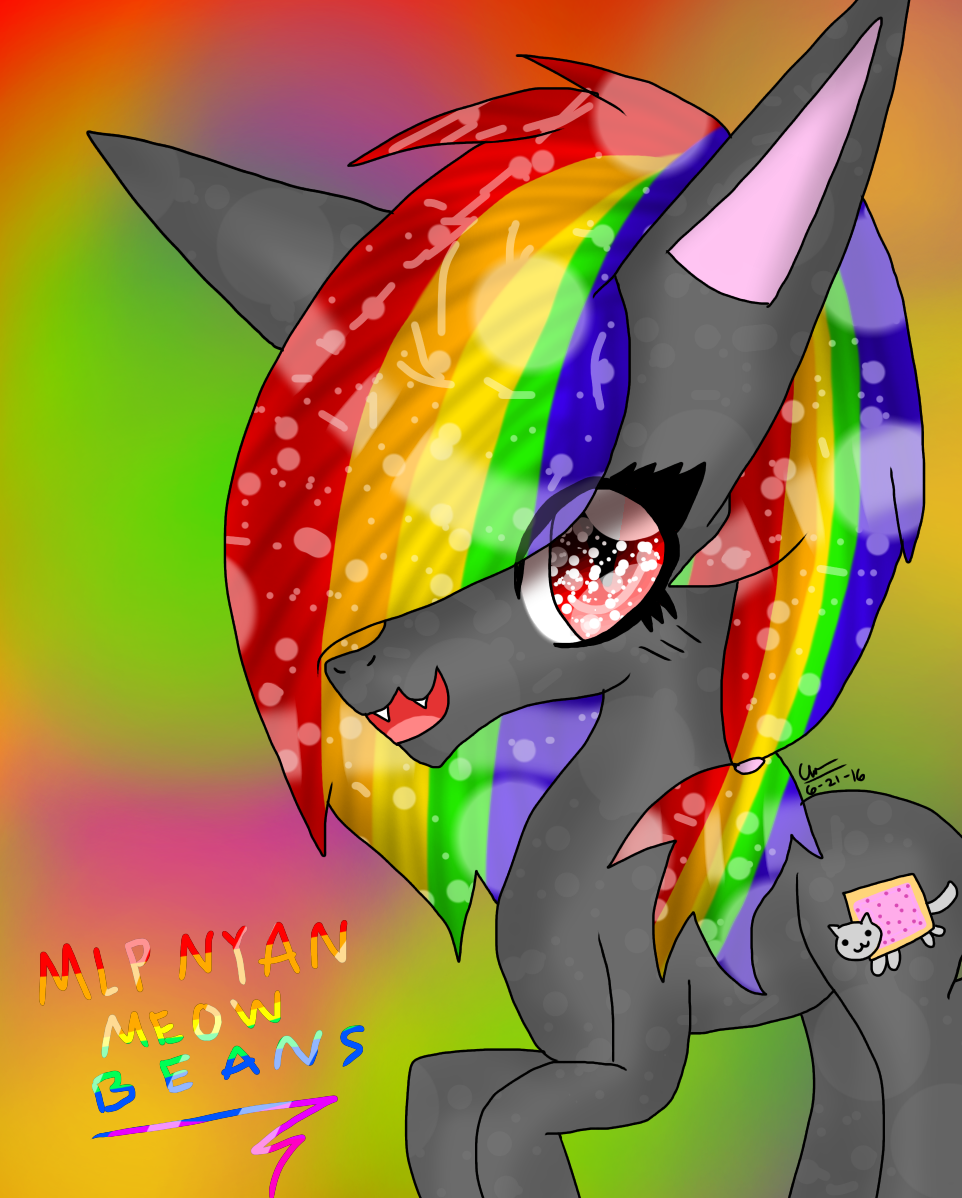 Mlp Nyan Meow Beans (AT) - ibisPaint