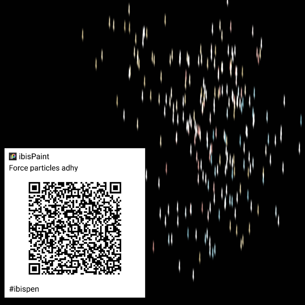 Force particles - ibisPaint